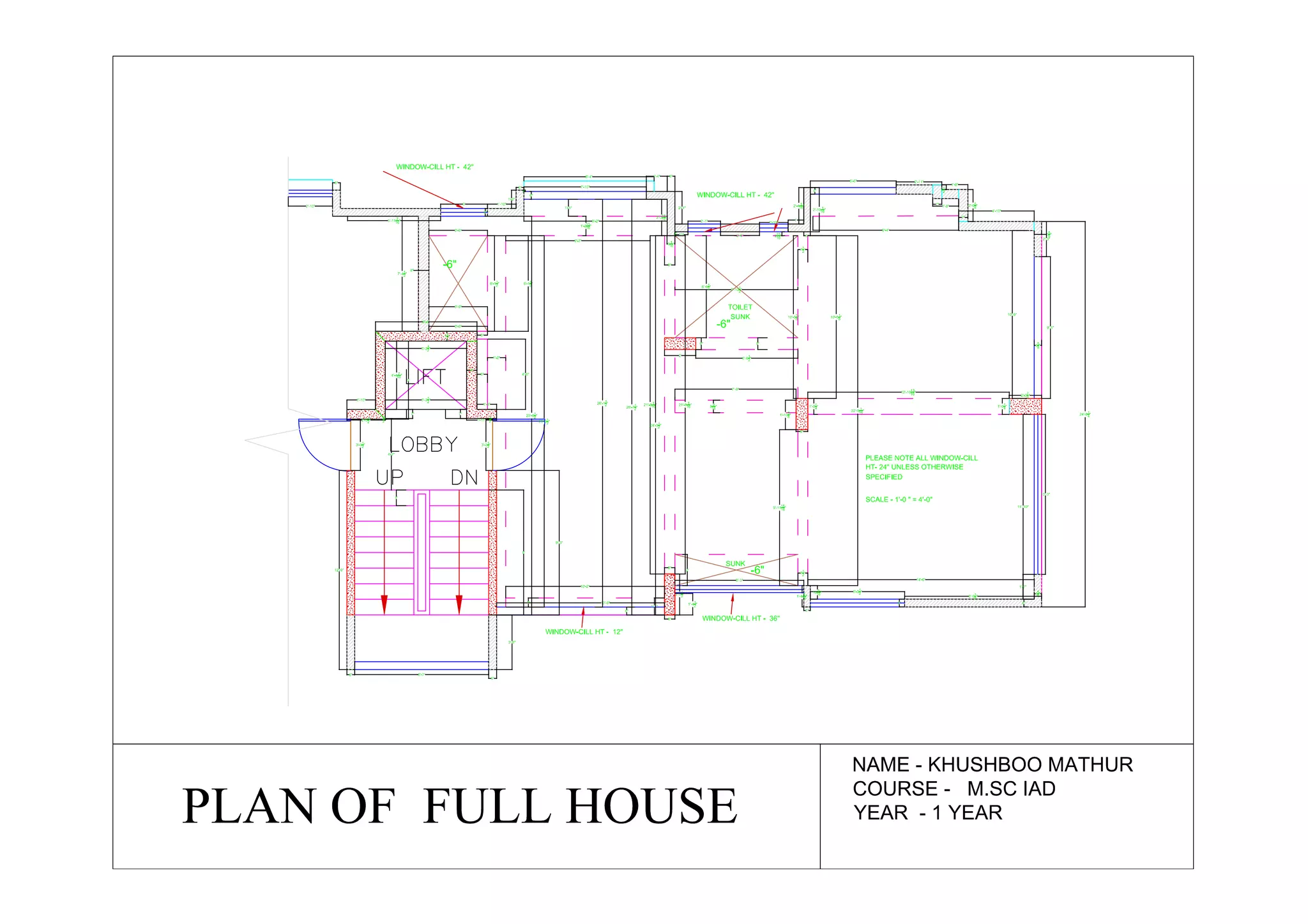 Plan of a hous model | PDF
