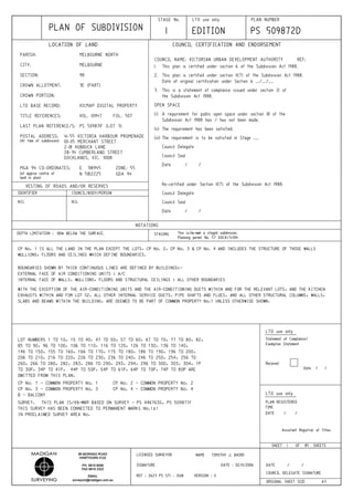Plan of subdivision | PDF | Real Estate