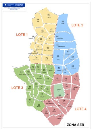 Plano zona SER de Madrid | PDF