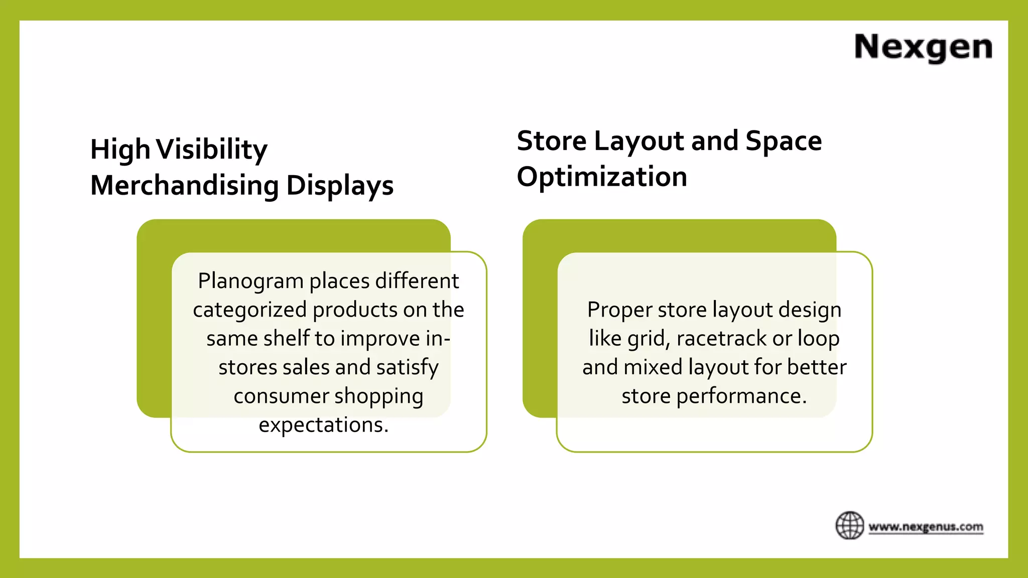 Planogram principles to run grocery store business better | PPTX