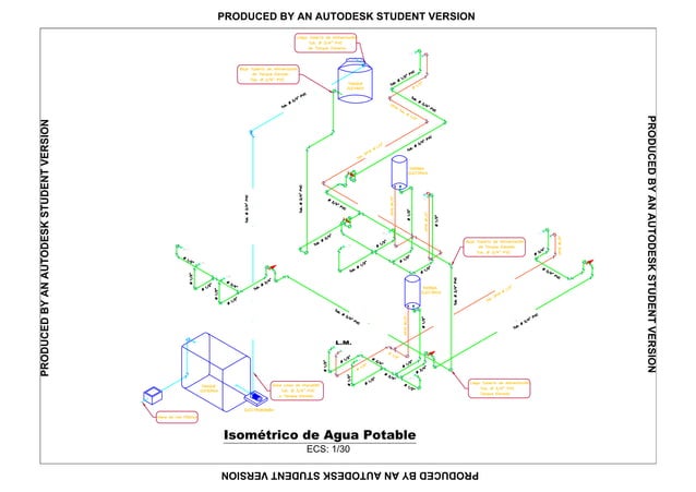 Plano guia isometrico s.agua
