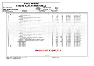 PlanoProjetoEstudoPMP | PDF