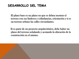 Planos base | PPTX