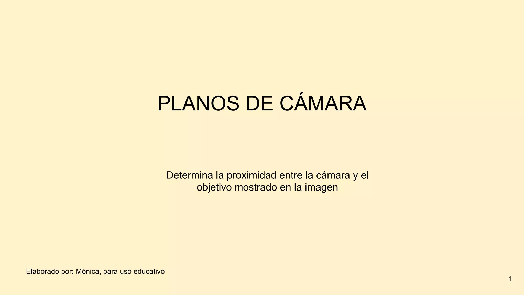 Planos y ángulos de camara | PDF