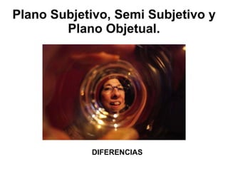 Planos subjetivos y objetuales | PPT