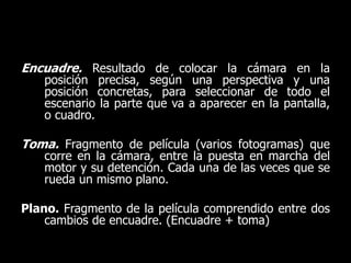 Planos y movimientos de cámaras | PPTX