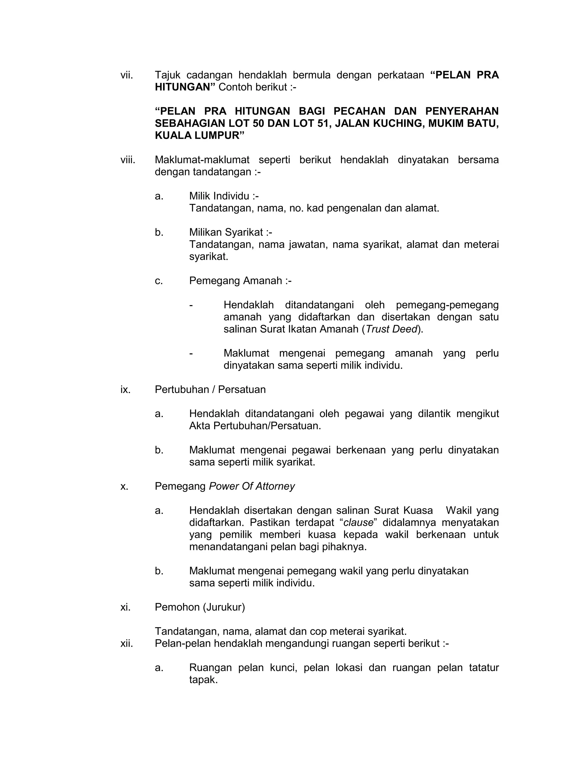 Plan pra hitungan | PDF