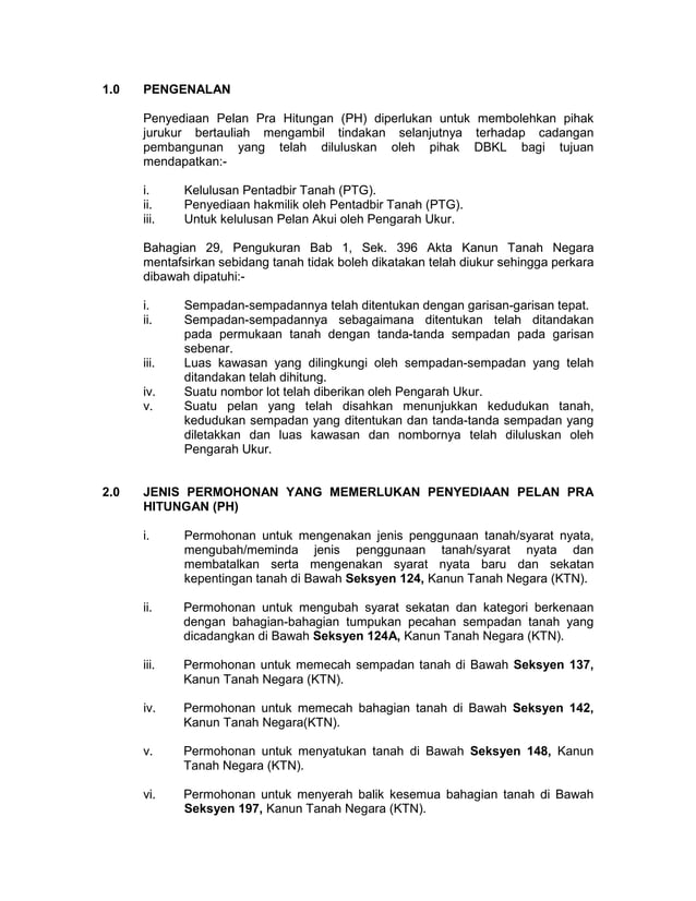 Plan pra hitungan | PDF