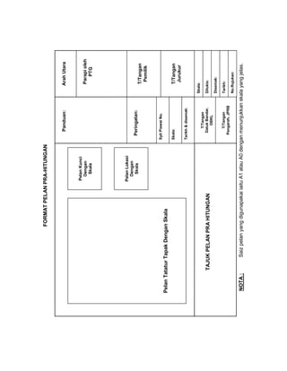 Plan pra hitungan | PDF