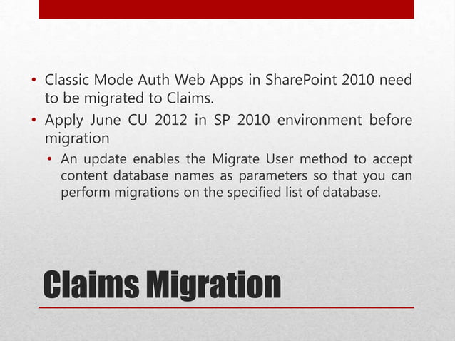 Plan, prepare & overall process of upgrade and migrate to SharePoint 2013 | PPT