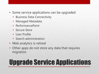 Plan, prepare & overall process of upgrade and migrate to SharePoint ...