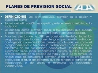 Planes de Prevision Social | PPSX