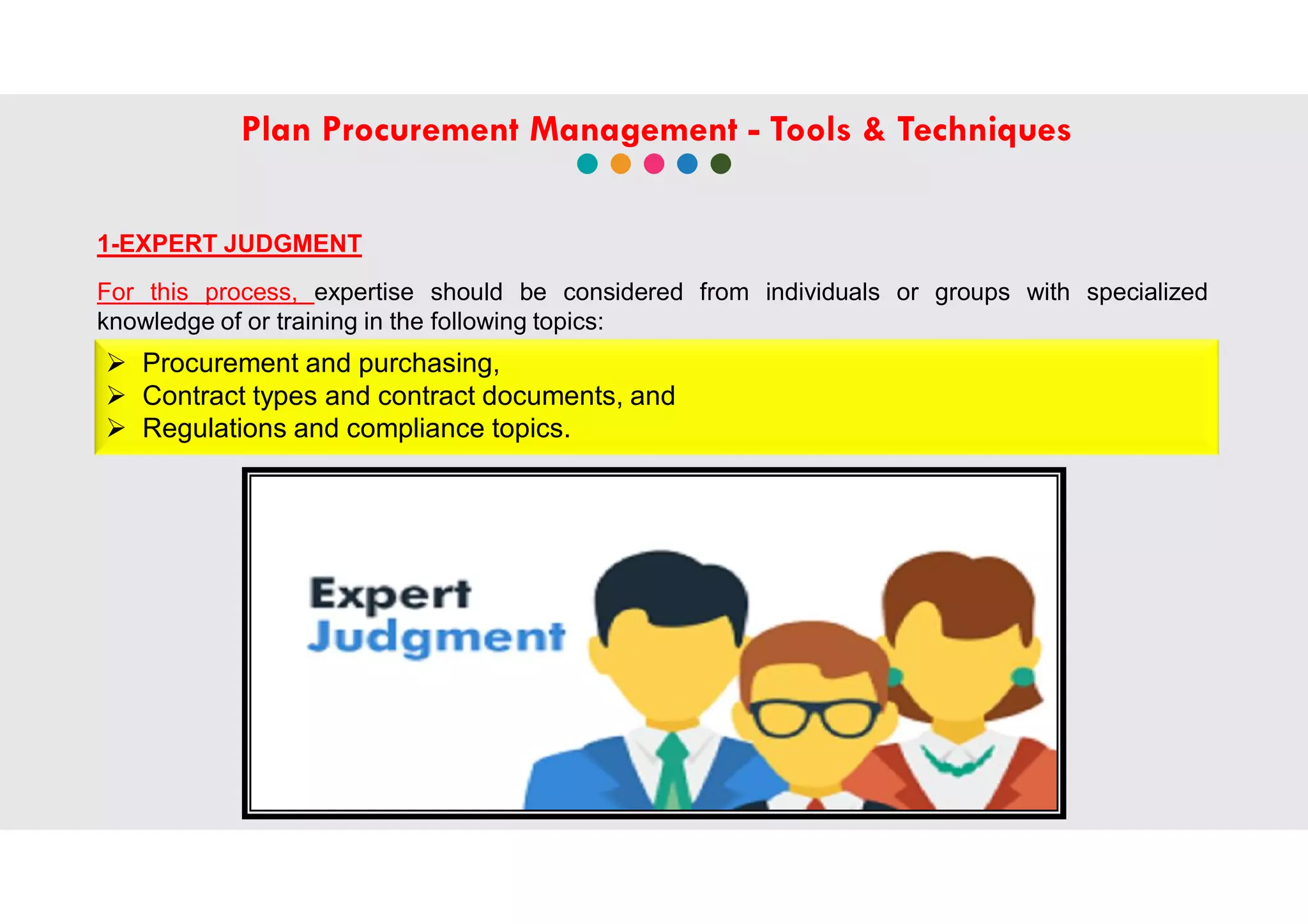 Plan procurement management | PDF