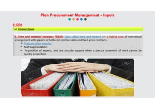 Plan procurement management | PDF