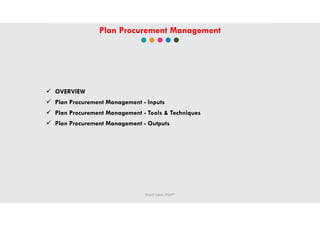 Plan procurement management | PDF