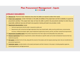 Plan procurement management | PDF