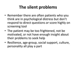 Psychological barriers to engaging patients with respiratory disease | PPT