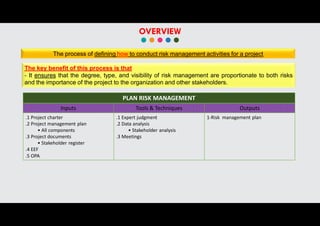 Plan risk management | PPT