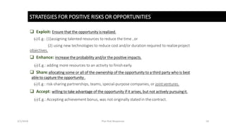 Plan Risk responses | PPTX