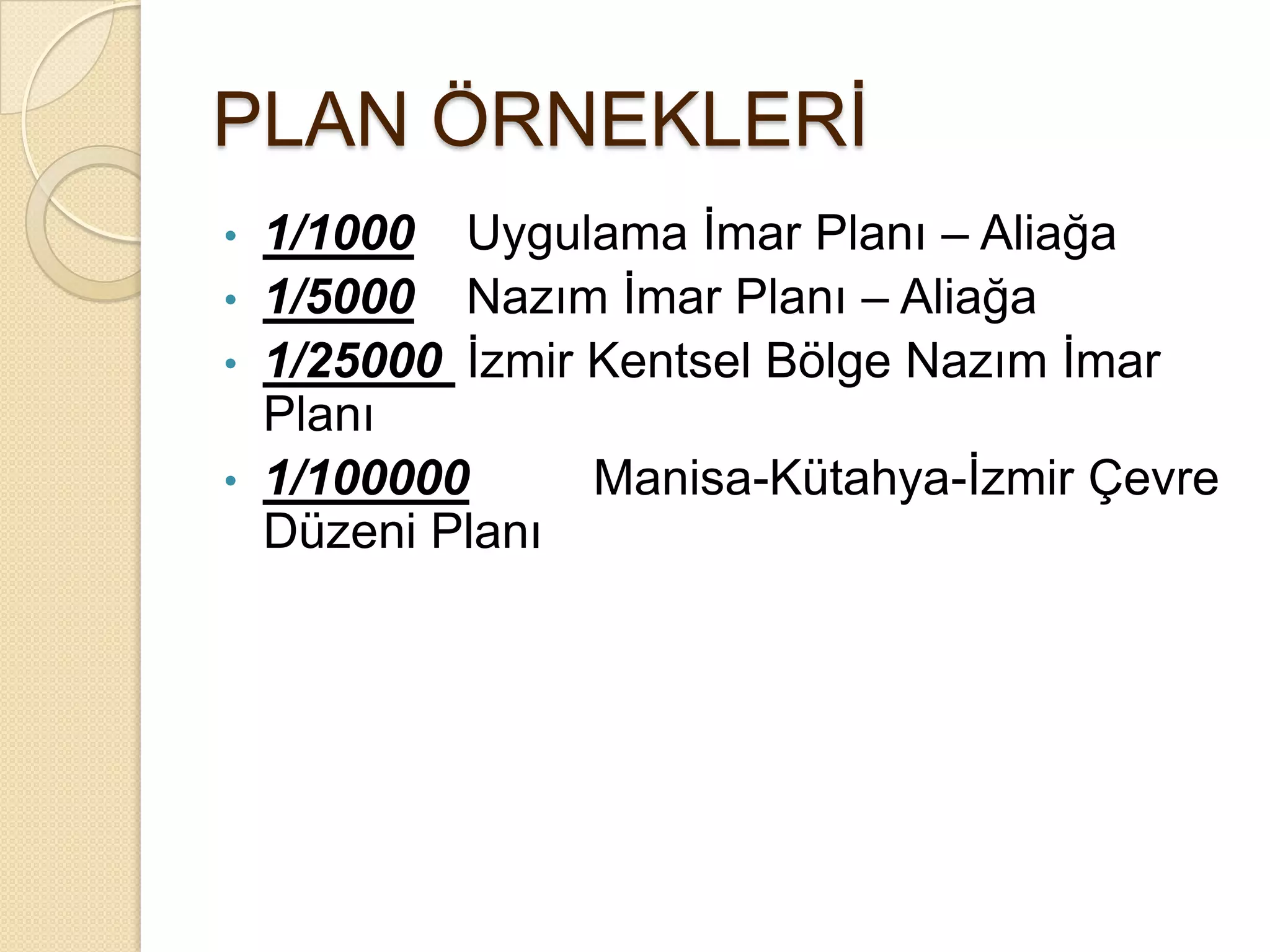 Plan örnekleri | PPTX