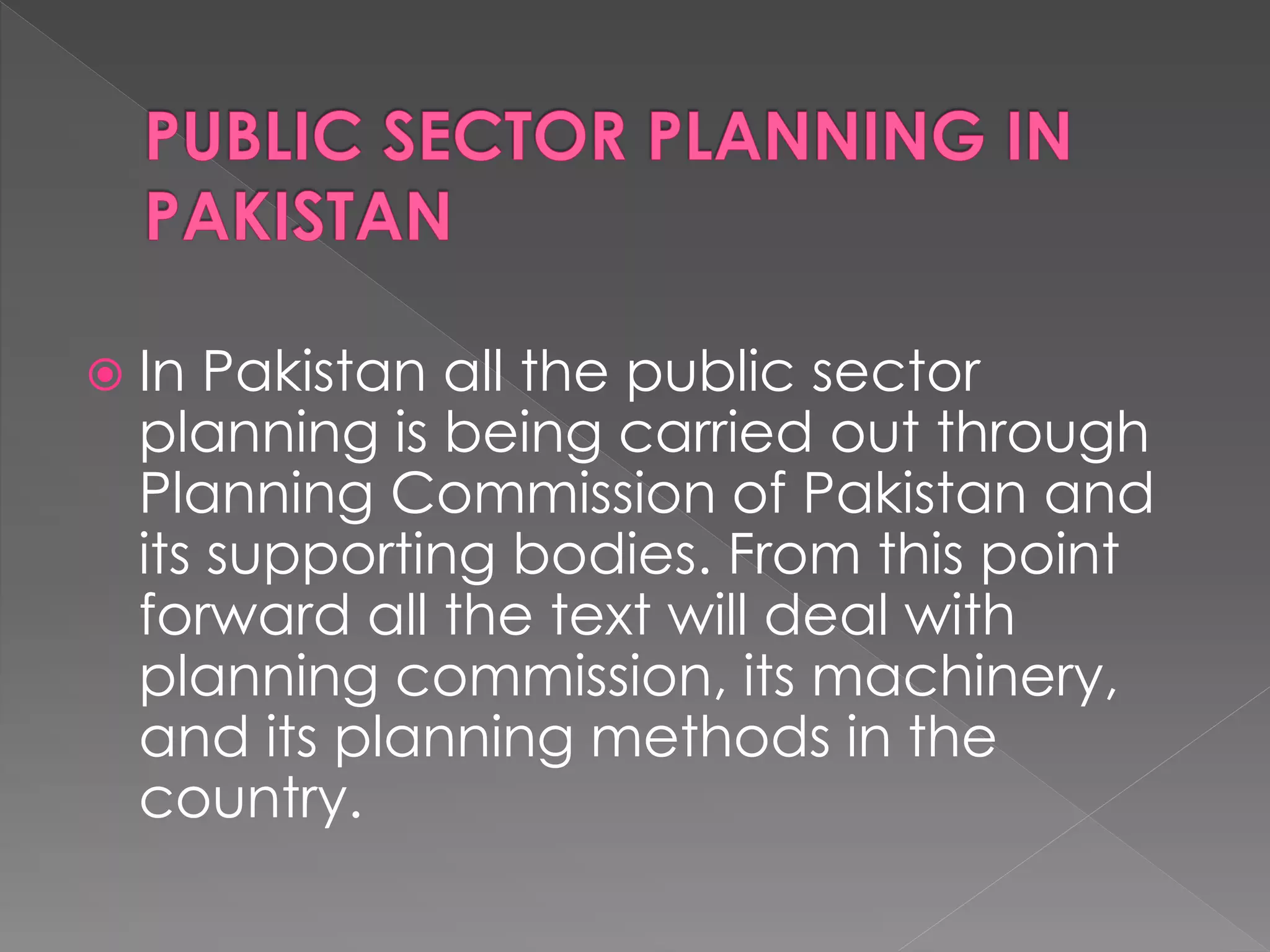 five year Plans of pakistan | PPTX