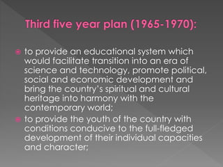 five year Plans of pakistan | PPTX