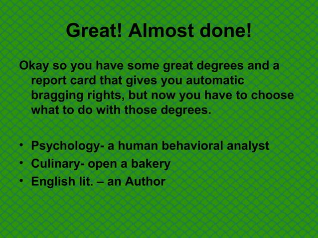Plans after high school? | PPT