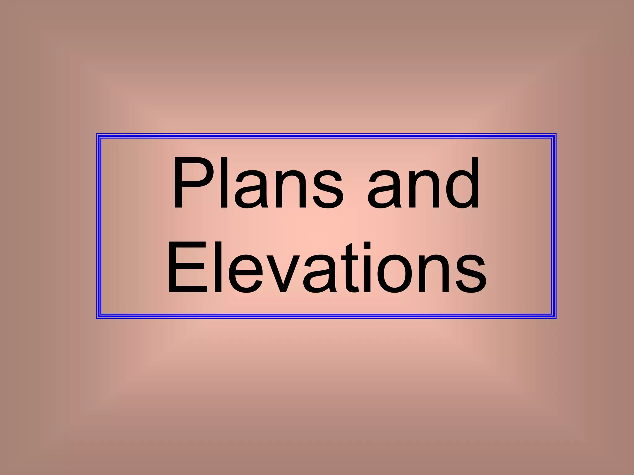 Plans and elevations from whiteboard maths | PPTX