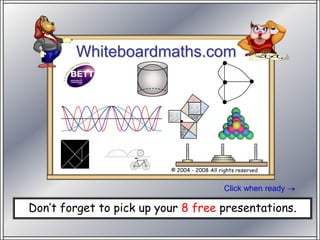 Plans and elevations from whiteboard maths | PPTX