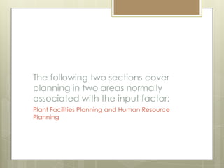 Plans and planning tools (principles of management) | PPTX