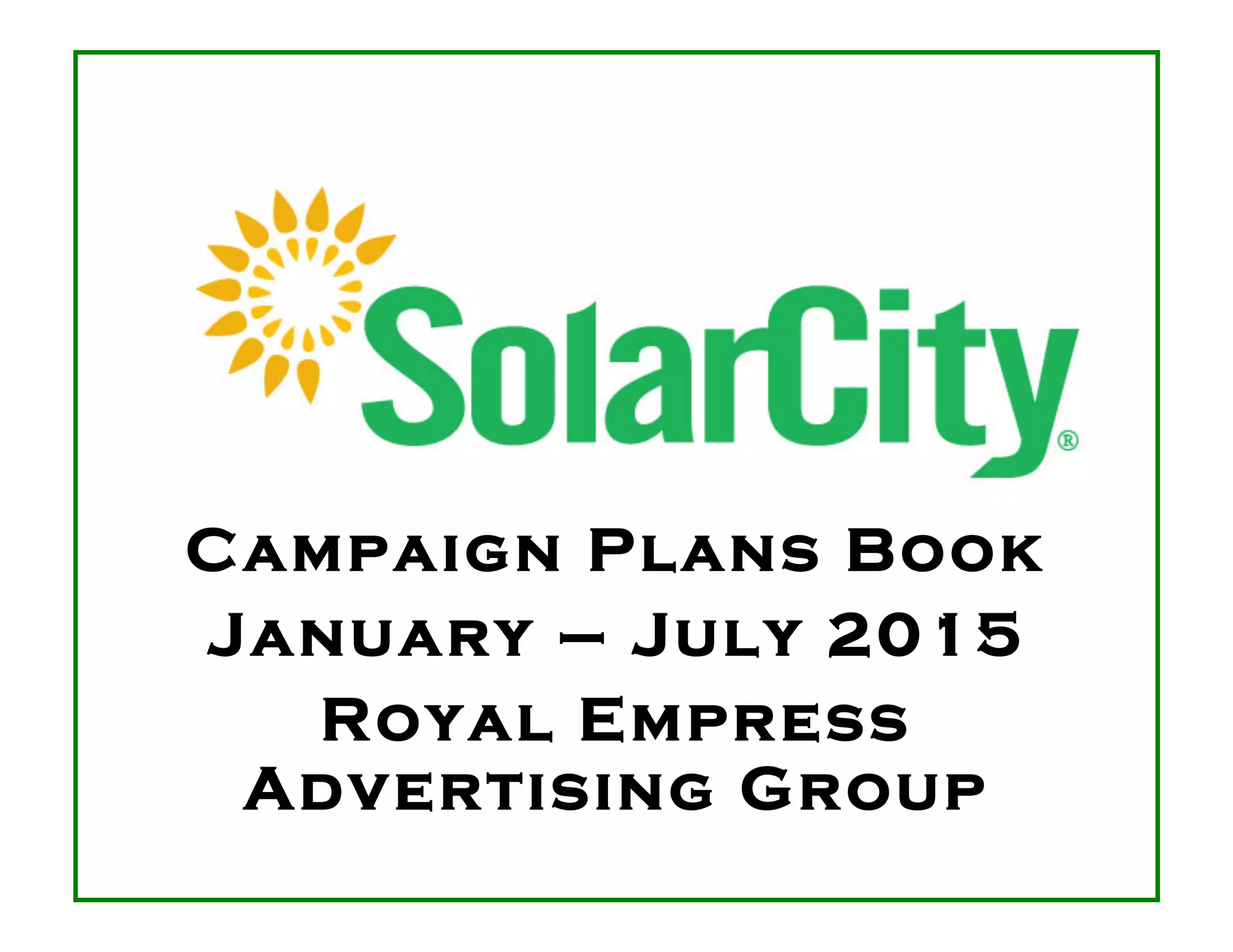 SolarCity Plans Book | PDF