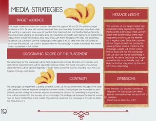 Tazo Tea Advertising Plan | PPT