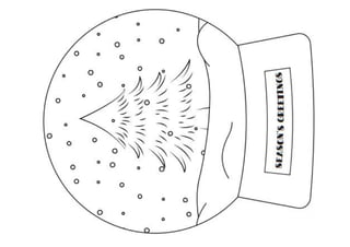Planse de colorat Craciun - glob.pdf