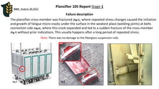 Comprehensive Failure and Repair Report of Plansifter | PDF