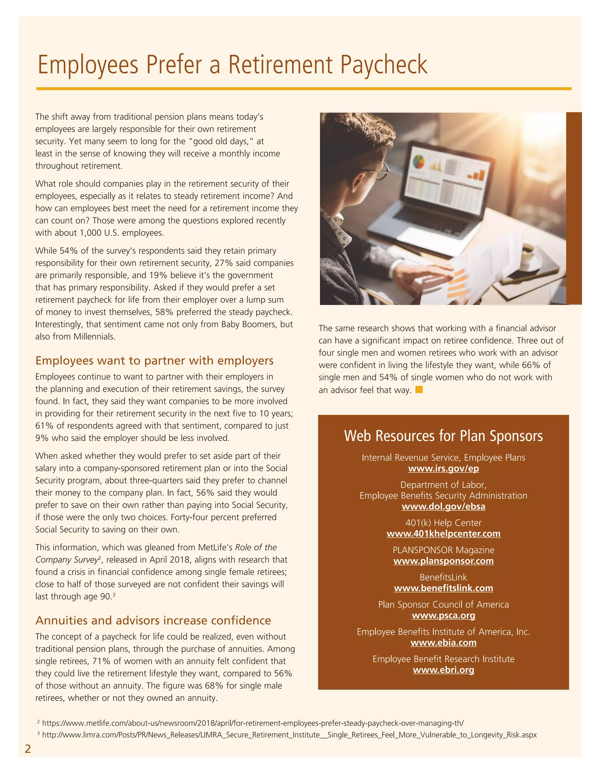 Chepenik Financial 3rd Quarter (2018) Plan Sponsor Update | PDF