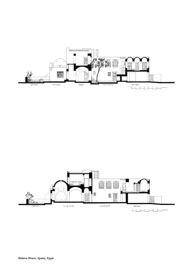 Halawa house Plans & sections | PDF