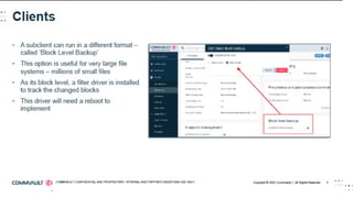 Plan Storage commvault service associate overview | PPT