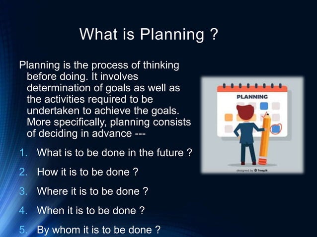 Planning & Types of Plans : By Arham | PPT