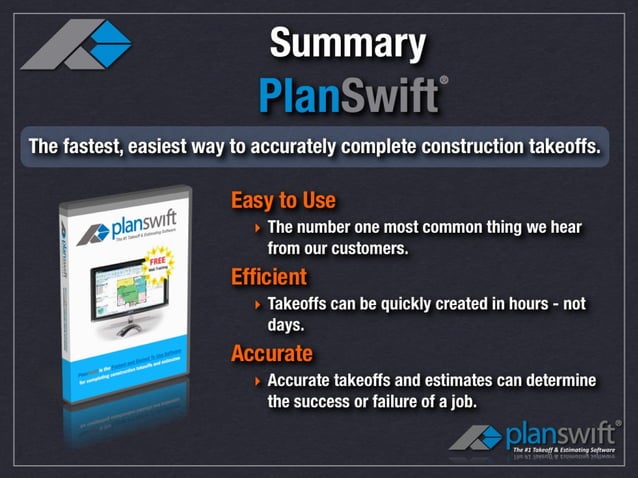 PlanSwift Presentation | PPT