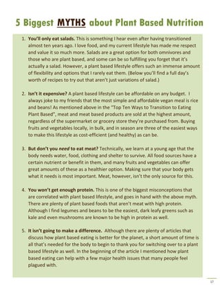 Plant Based Transition Guide | PDF