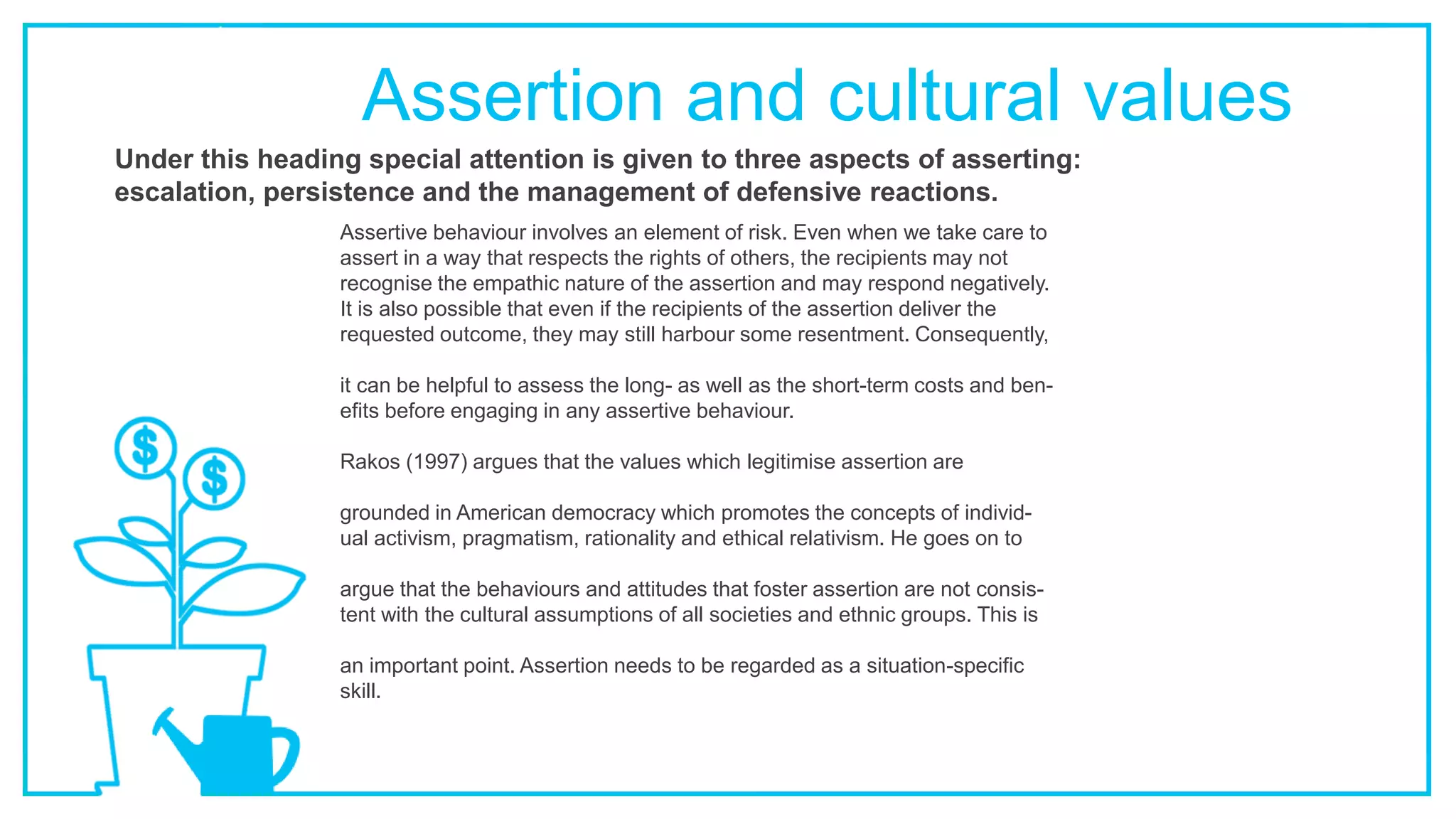 ASSERTING AND INFLUENCING- Interpersonal Skill | PPTX