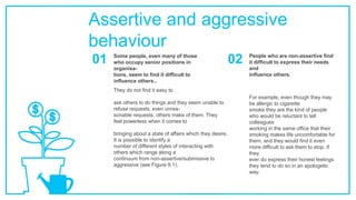 ASSERTING AND INFLUENCING- Interpersonal Skill | PPTX
