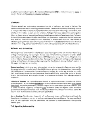 Plant immunology | DOCX | Infectious Diseases | Diseases and Conditions