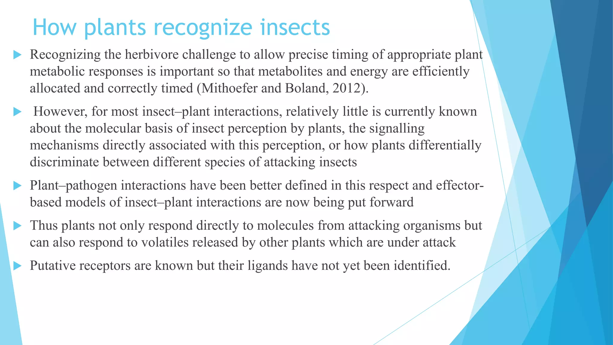 Plant insects interactions | PPTX