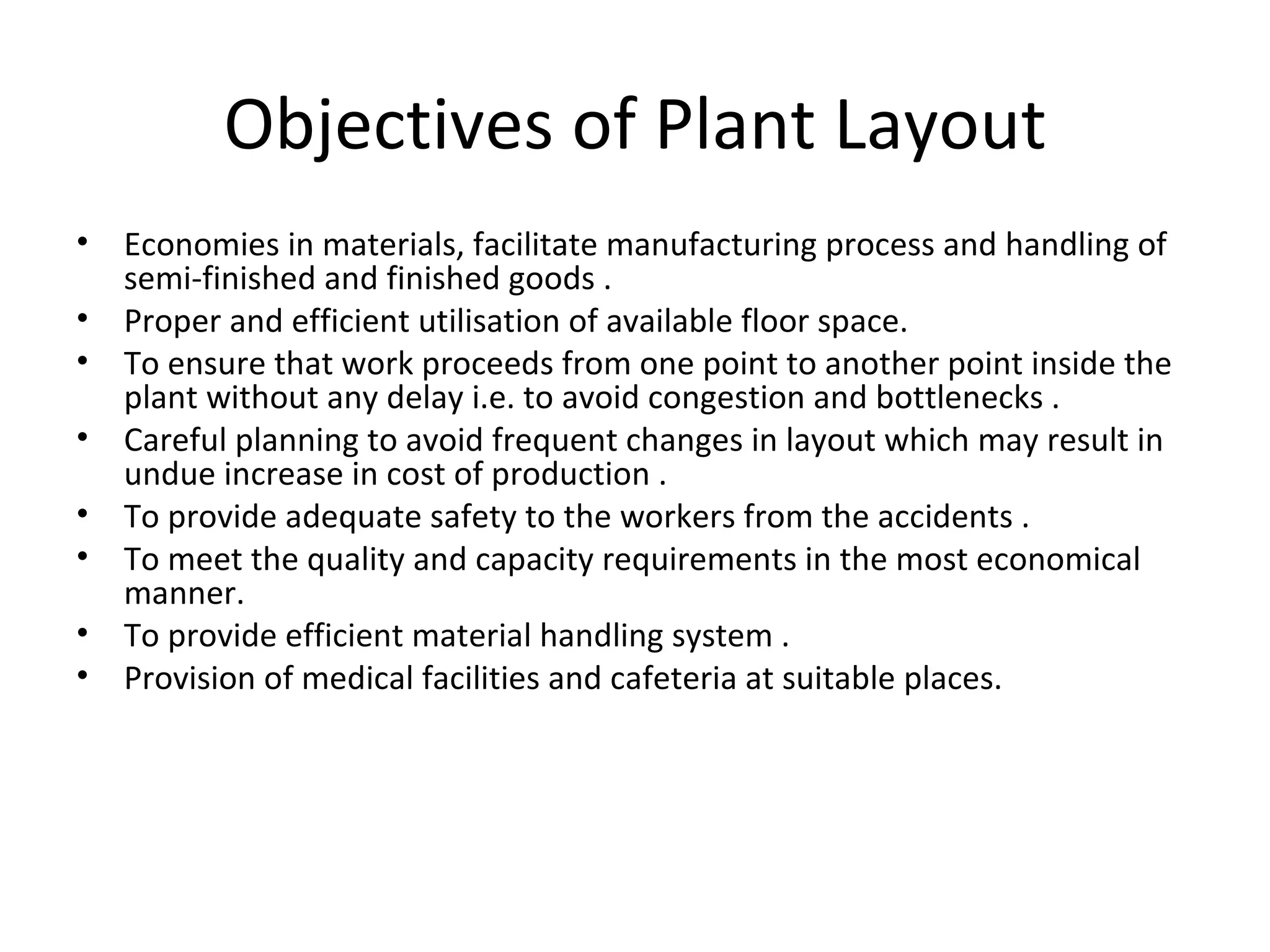 Plant layout | PPT