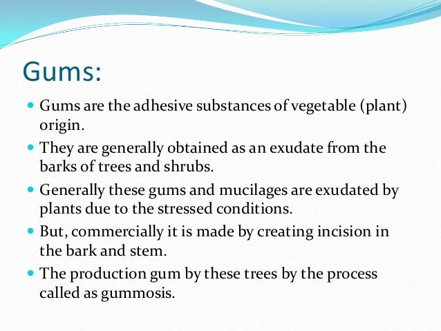 What Is Vegetable Gum : Food Thickeners, Vegetable Gum, Food Thickener ...
