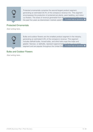 Plant Nursery Business Plan Example | PDF