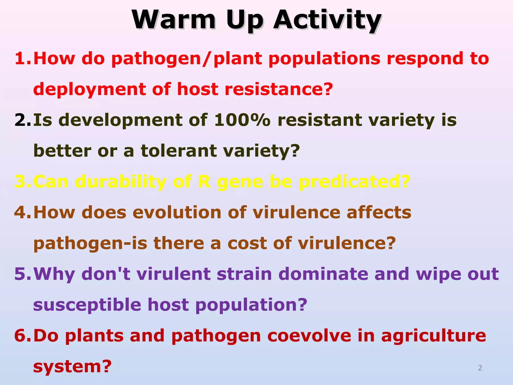 Plant parasite coevolution | PPT