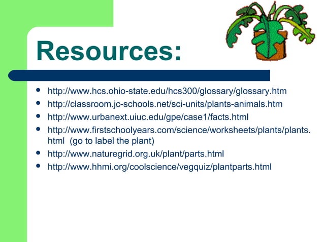 Parts of a Plant | PPT | Gardening | Home & Garden