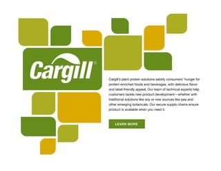 Plant protein is trending with consumers are you ready | PDF ...